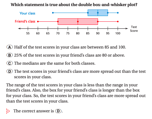 10C1MAT22: Interpreting double box and whisker plots (Extension) | MHOL